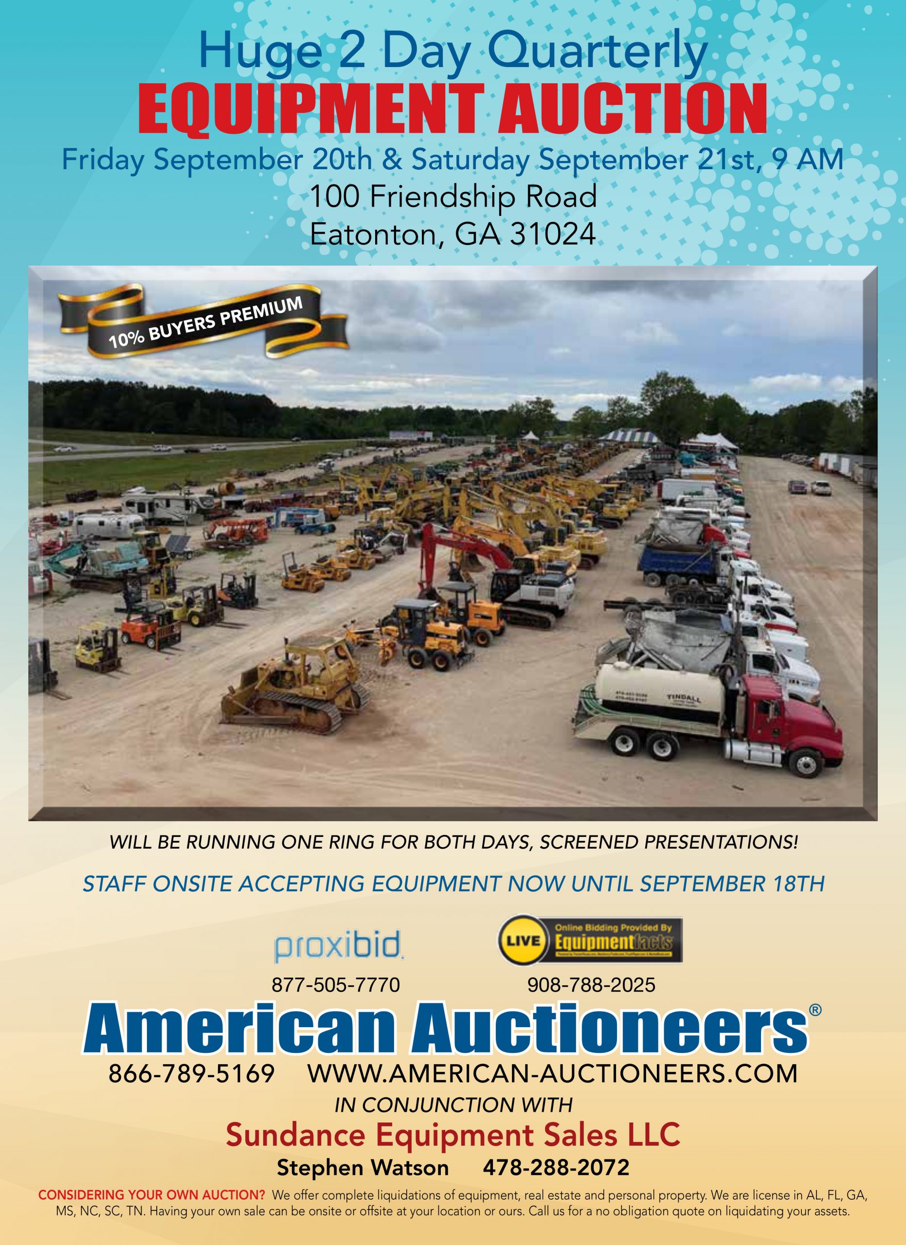 Equipment Auction - AmericanAuctioneers